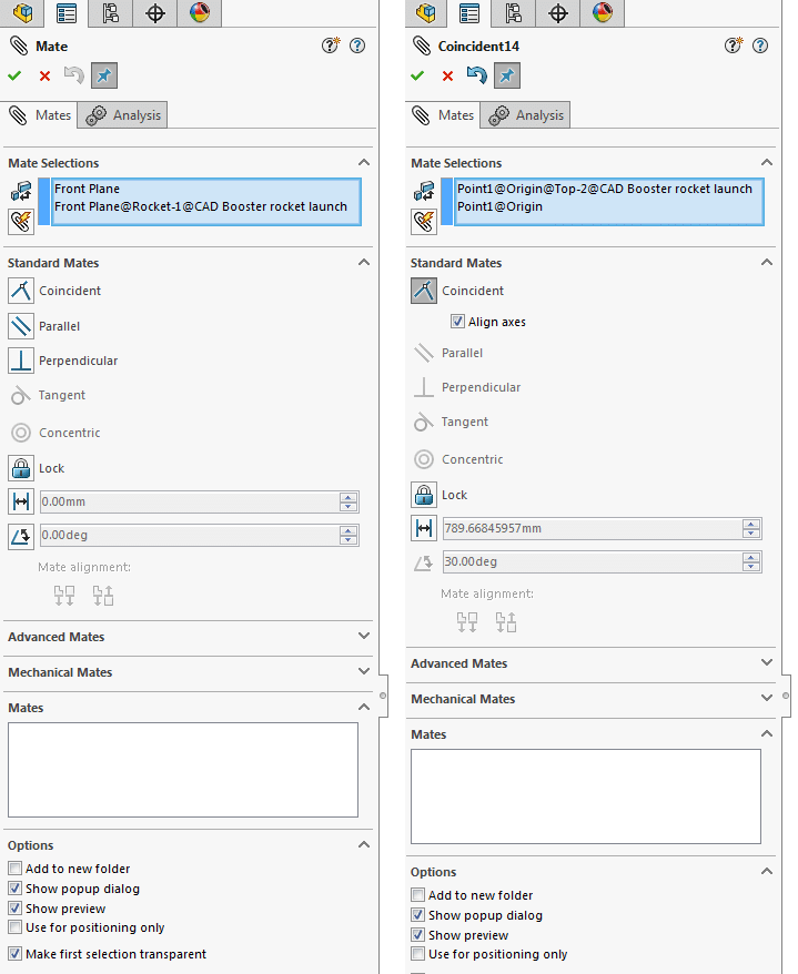 Origin mate: the best way to mate to the origin (3 mates in 1)