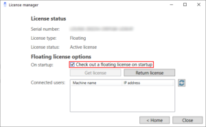 Floating licenses - CAD Booster