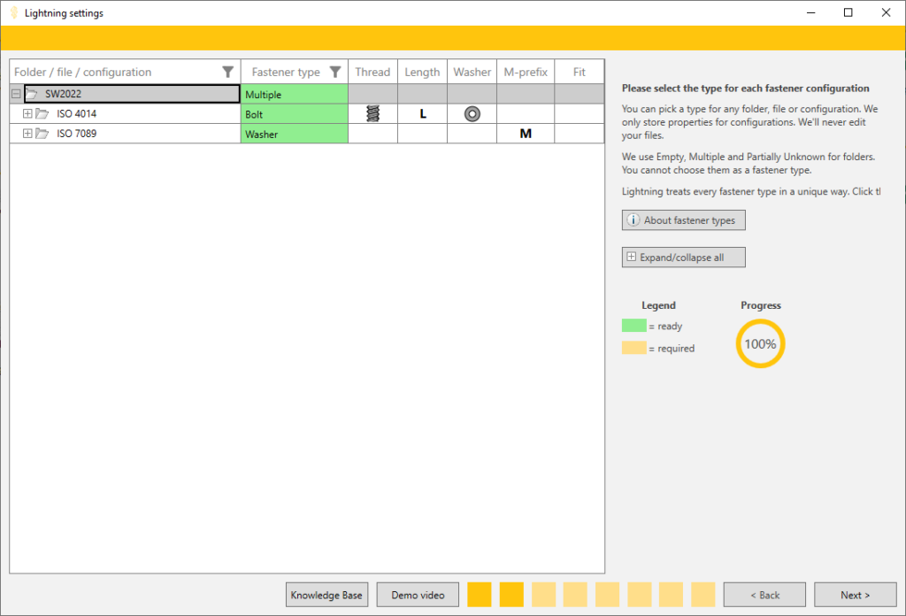 Settings: each step explained - CAD Booster