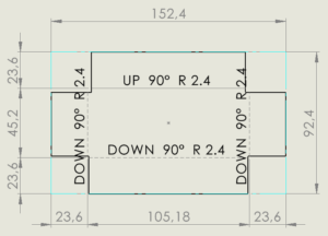 Add dimensions to bend lines in flat patterns automatically - CAD Booster