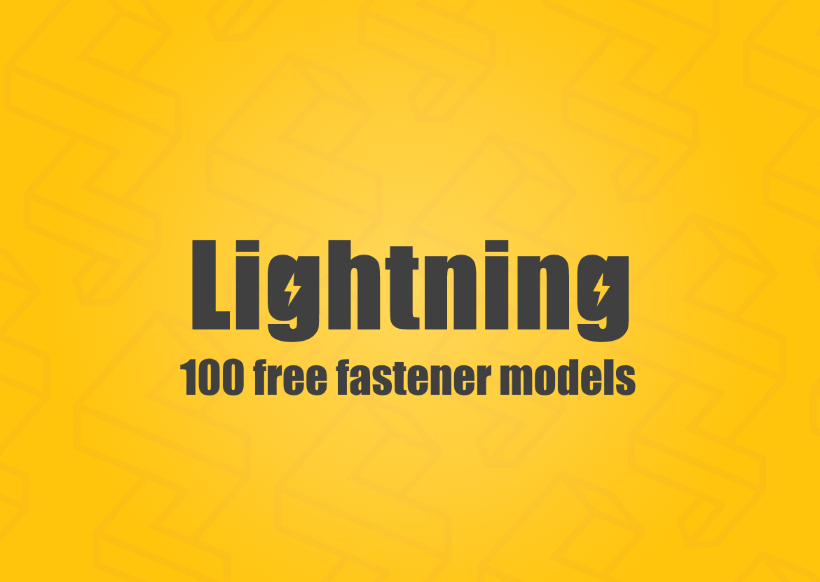 100 free fastener models for SOLIDWORKS - Try Lightning