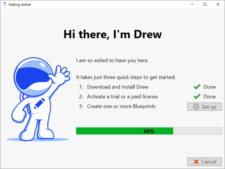 How does the Welcome Wizard work? - CAD Booster