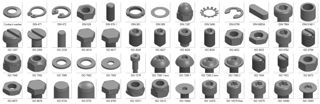 Complete Collection - Fastener library for SOLIDWORKS