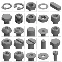 Replace the Toolbox with your own library - Fastener Models